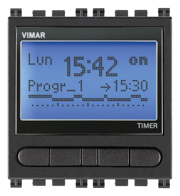 1-channel timer-switch grey - IMP