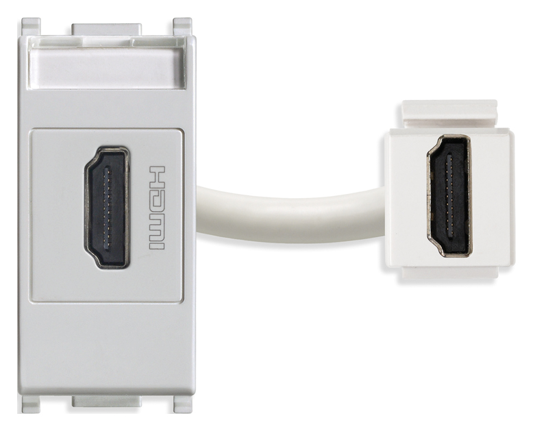HDMI socket connector Silver - IMP