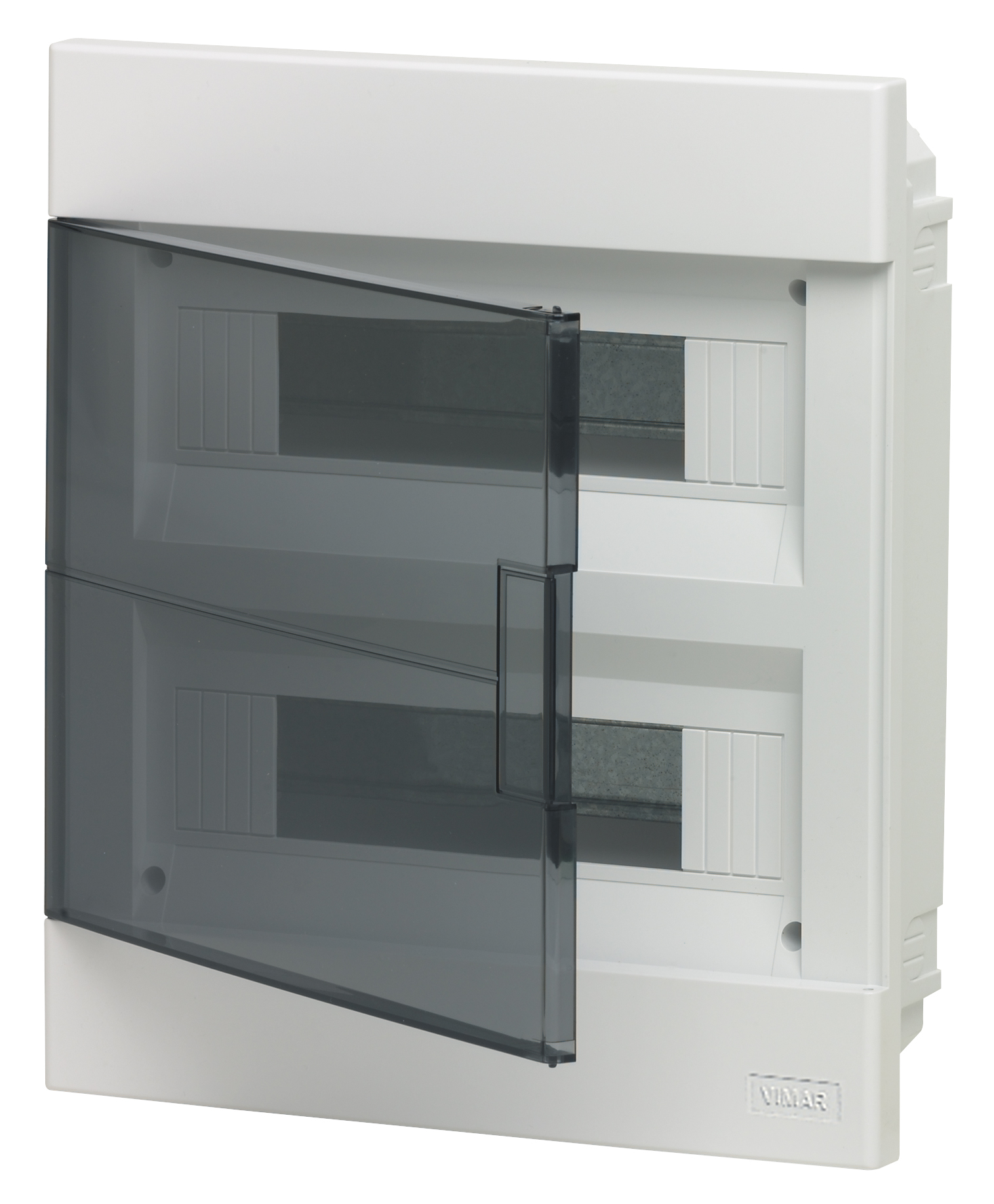 IP40 flush consumer unit 24M +door white - IMP