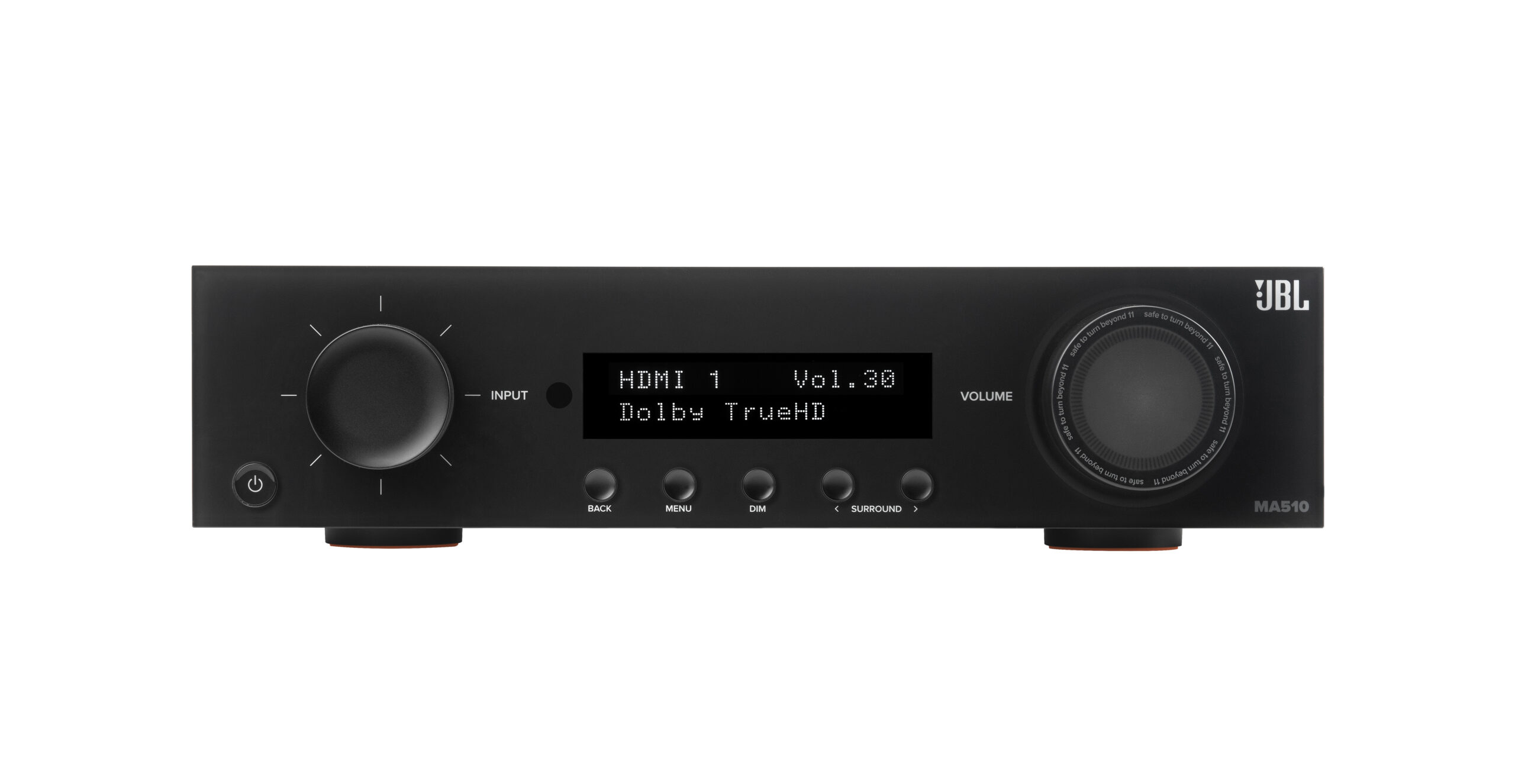 JBL MA 510 AV Receiver, 8K, eARC, 5.2 Channels, Black - IMP