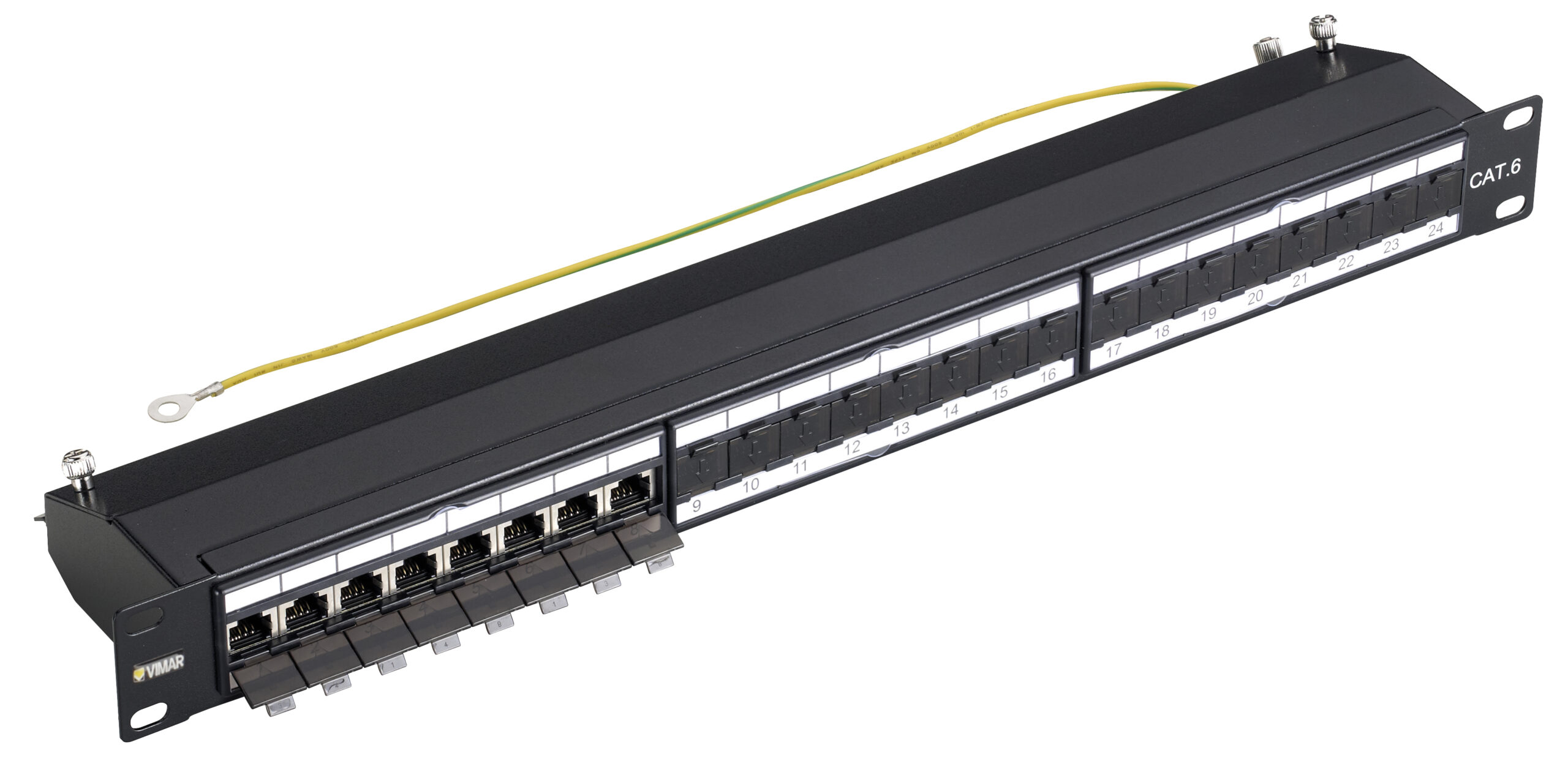 Patch panel - 24 RJ45 Cat6 FTP conn.1u - IMP