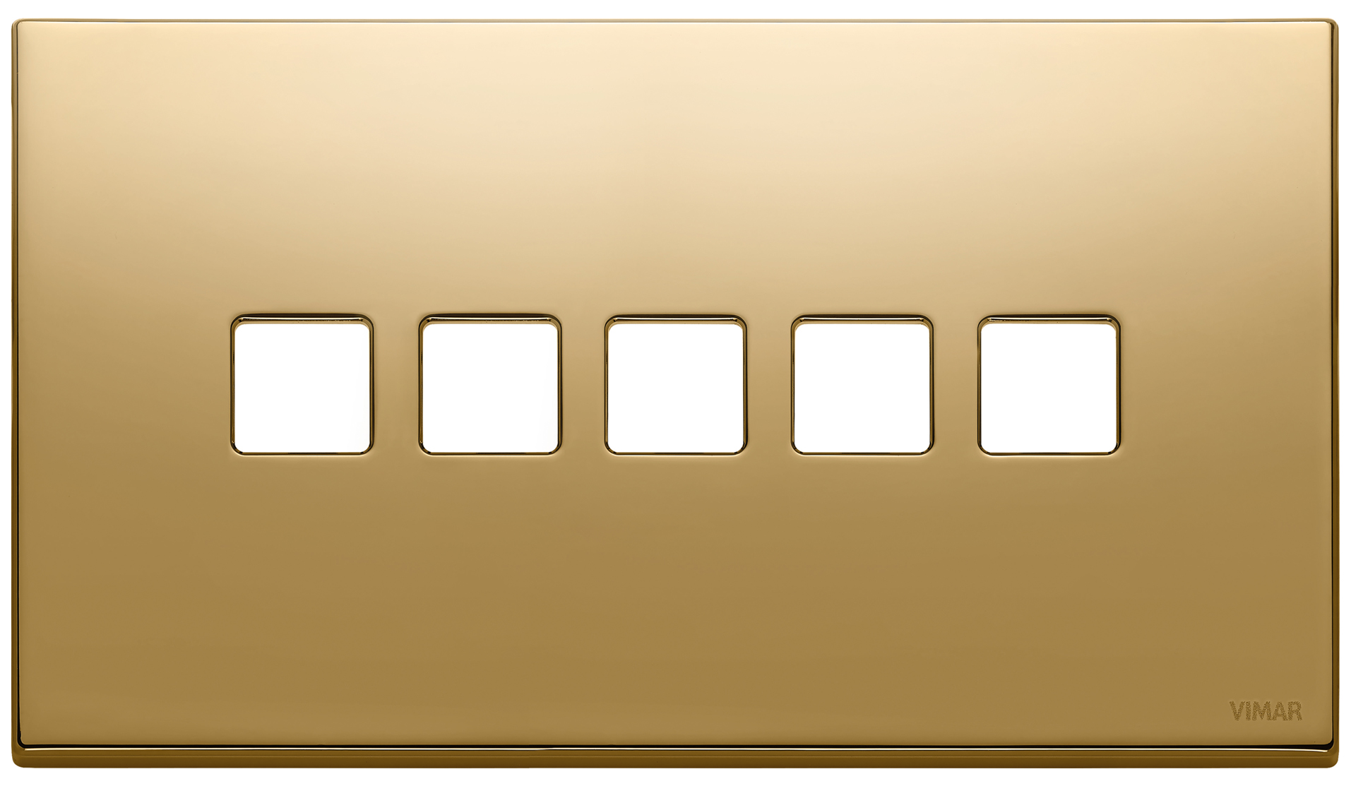 Plate 5Mx5 BS Flat gold - IMP