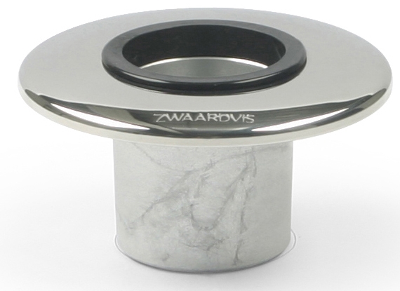 QUICK FIX, Flushmount base Ø 76 mm, with SS polished cover, Ø155 mm, 65 ...