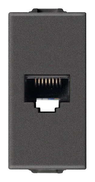 RJ45 cat5e Netsafe UTP outlet carbon mat - IMP