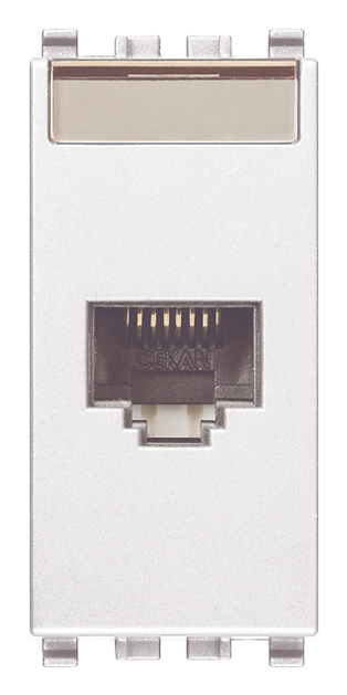 RJ45 Cat5e Netsafe UTP outlet white - IMP