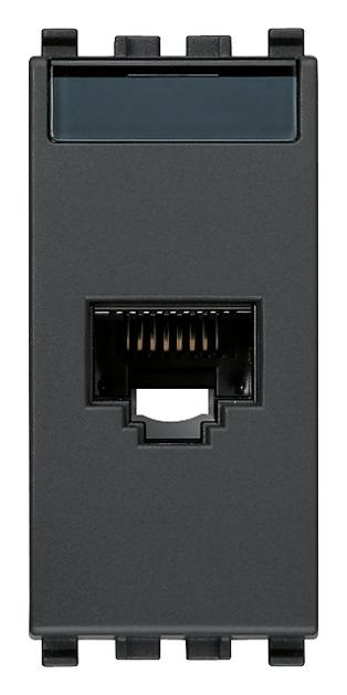 RJ45 Cat5e Netsafe UTP110 outlet grey - IMP