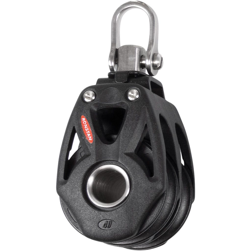 Series 40 Ball Bearing Orbit Block™, Double, Shackle Head - IMP