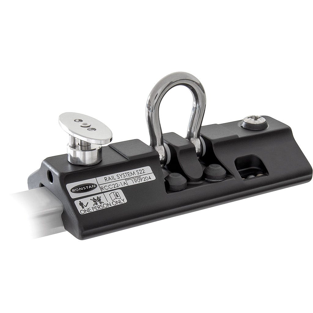Series 22 Safety Rail Car with Plunger Stop, Black - IMP