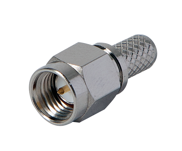 SMA male crimp connector for RG-58 - IMP