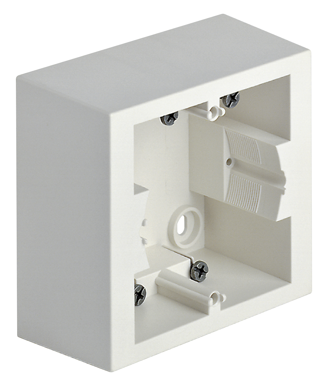 Surface-box 1-2M 43,5mm depth ivory - IMP