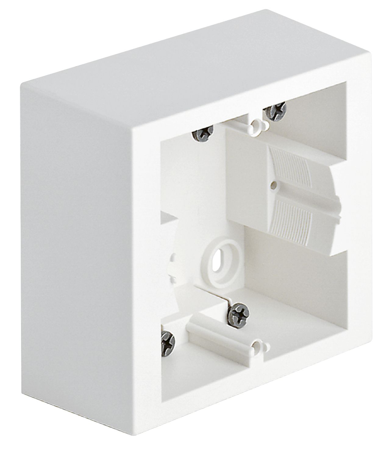 Surface-box 1-2M 43,5mm depth white - IMP