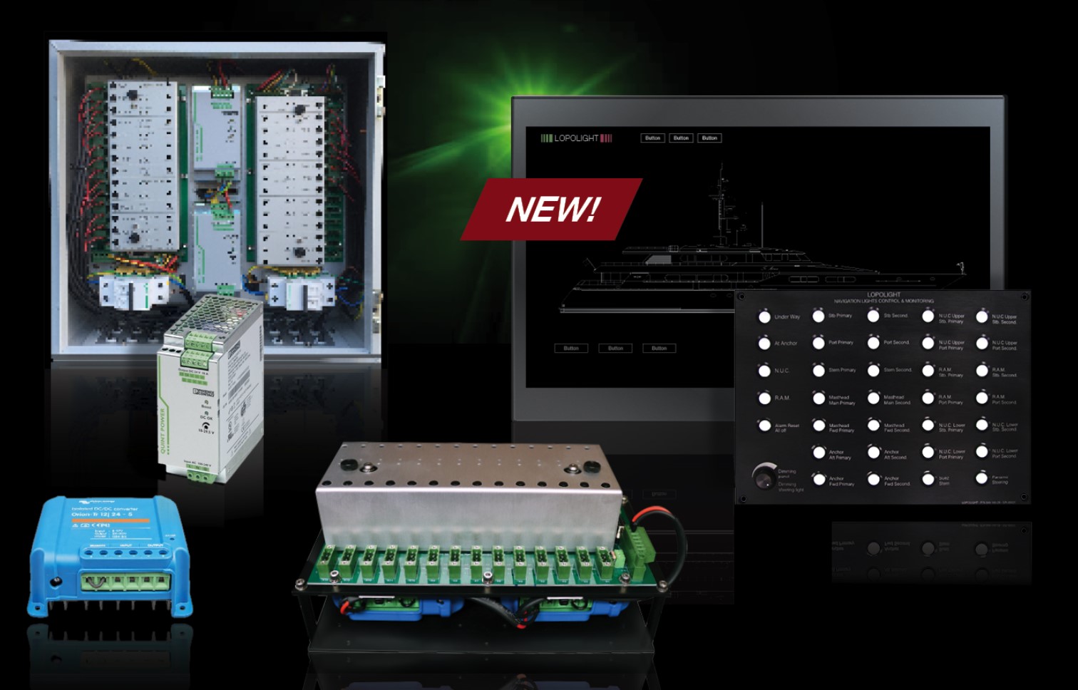 The complete LED navigation light control & monitoring System - IMP