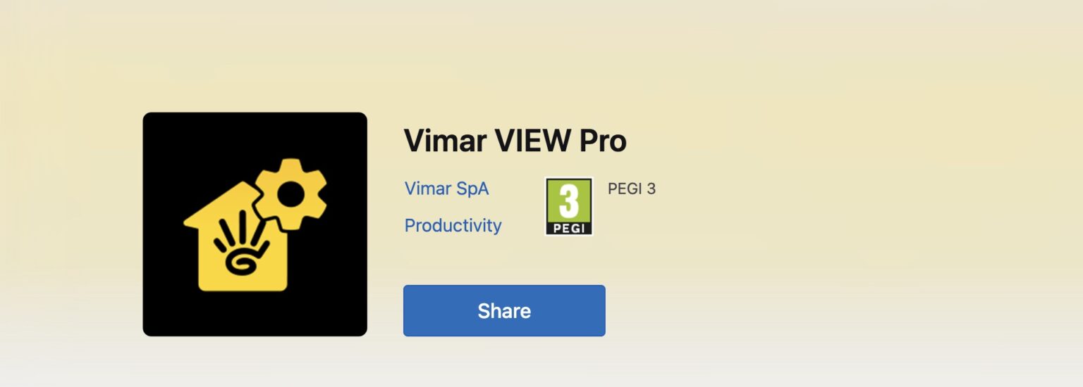 New Vimar View Pro App - IMP